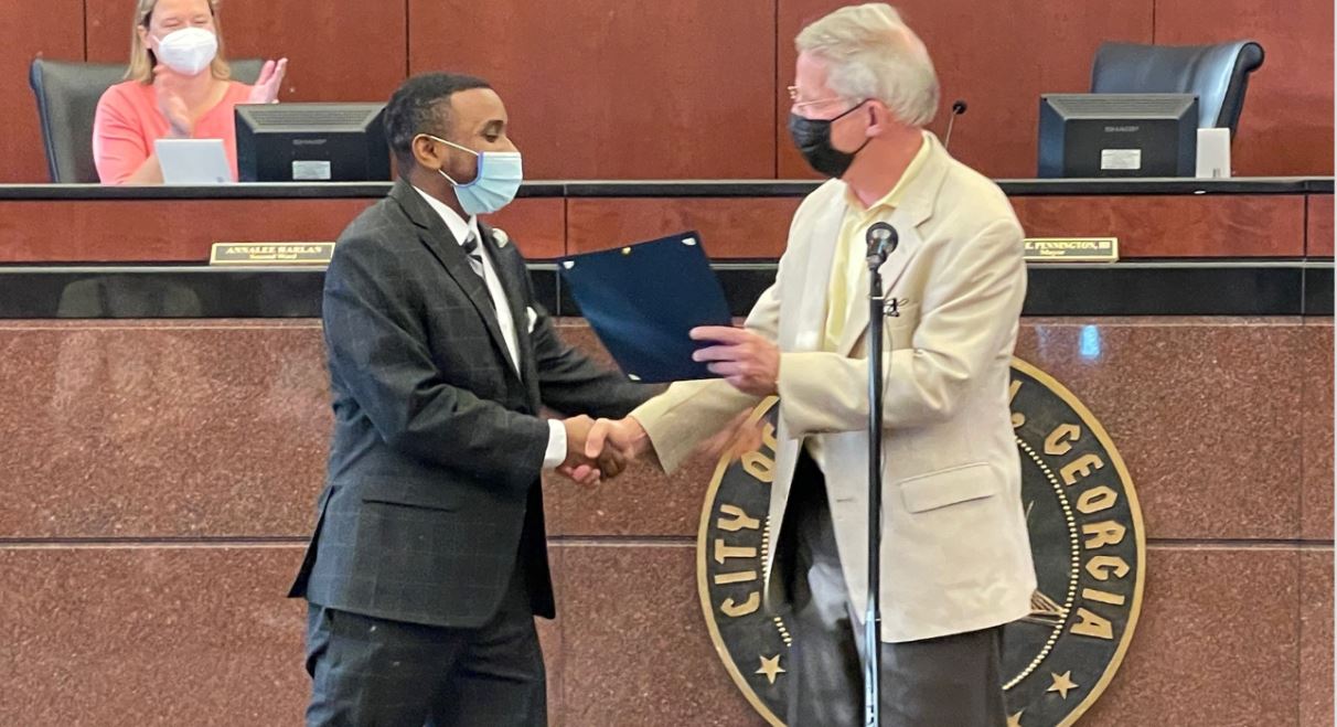 City Council Honors Local Meteorologist | Dalton, GA