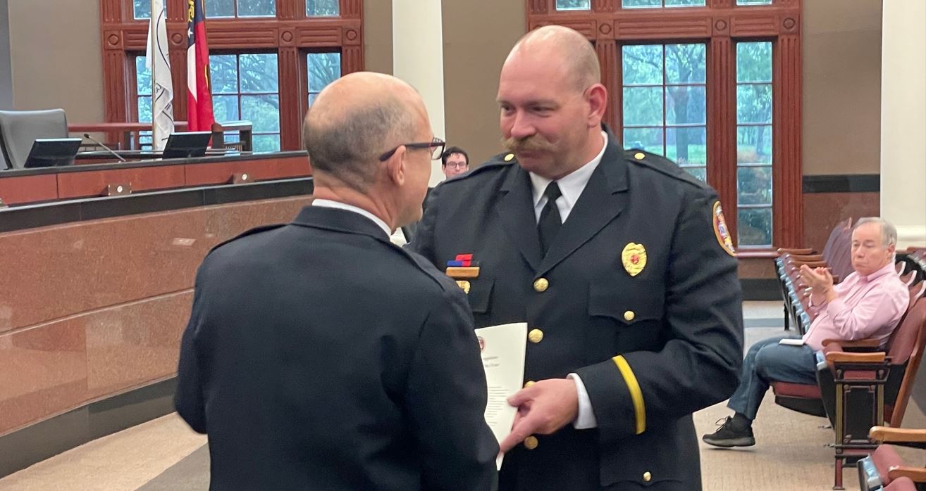 DFD Honors Firefighter of the Year | Dalton, GA