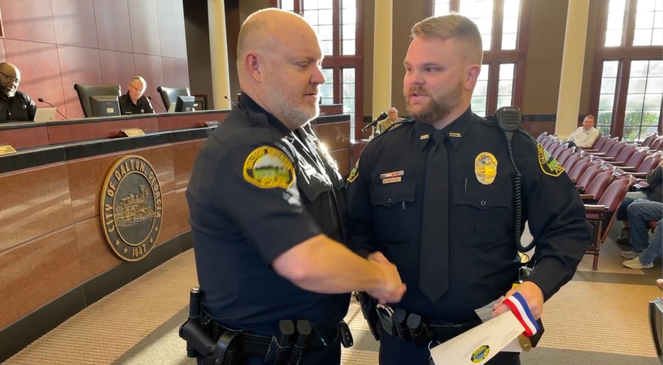 DPD Presents Award of Valor | Dalton, GA