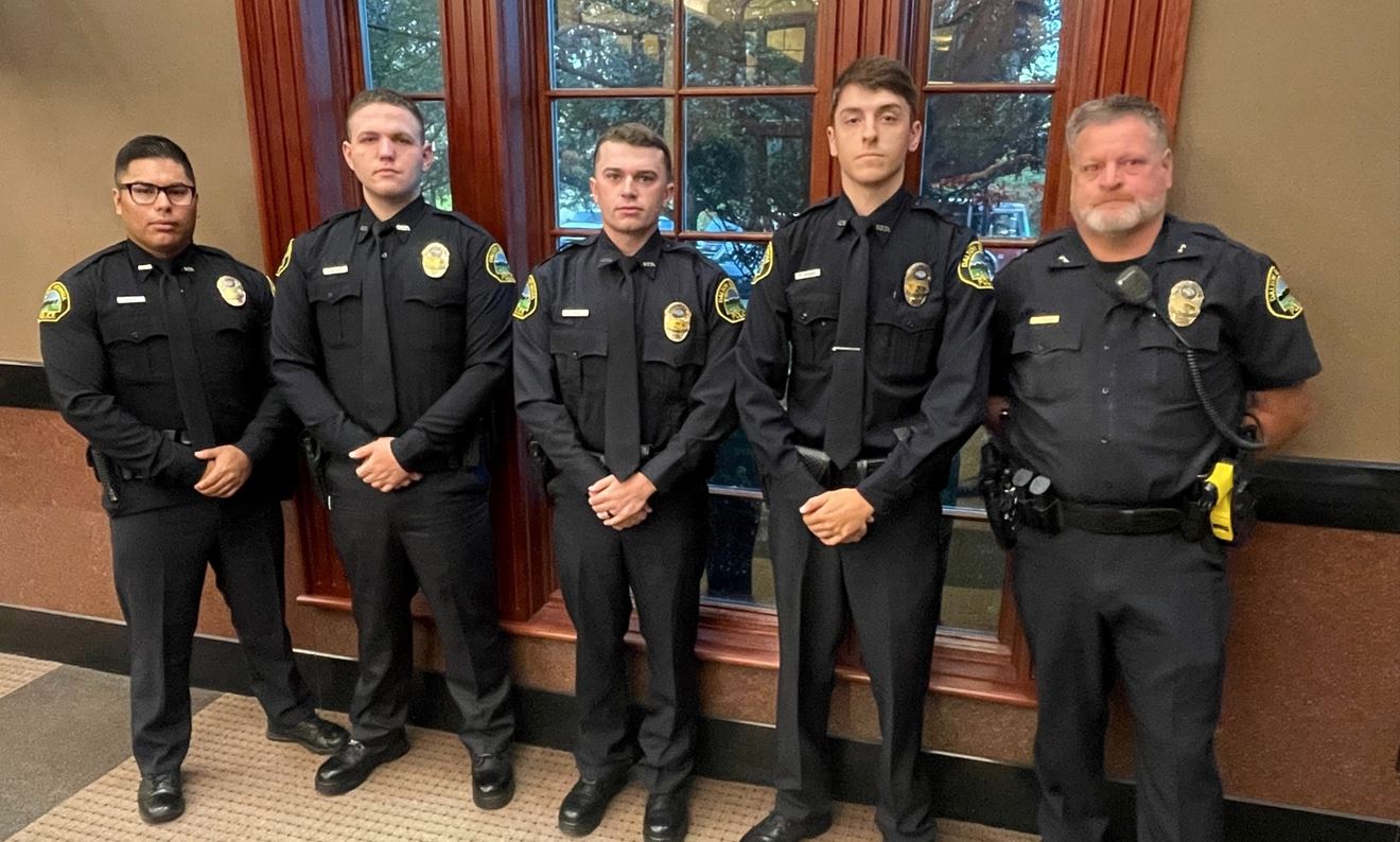 Four New DPD Officers Sworn In | Dalton, GA